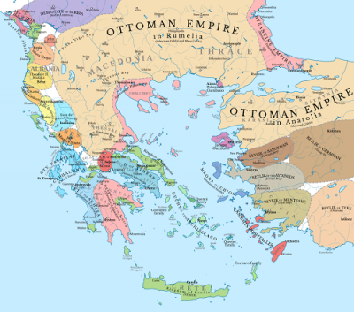Map of Byzantium 1410 - Byzantine Emporia