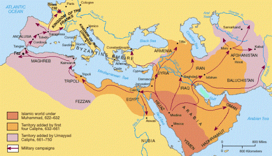 Muslim conquests - Byzantine Emporia